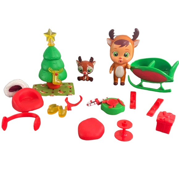 cry babies | Toys | Cry Babies Magic Tears Ruthy The Reindeer Pet ...
